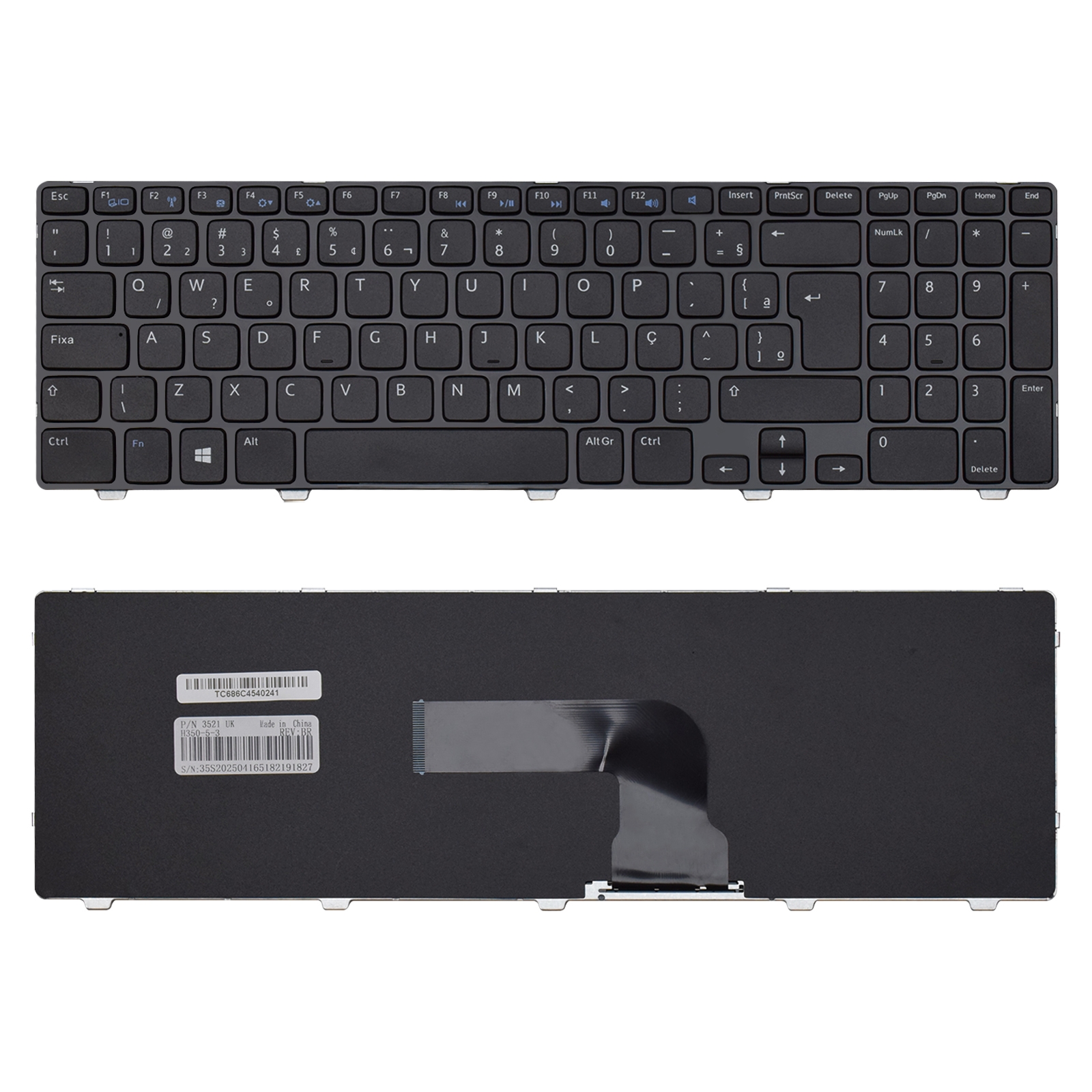 Teclado para Notebook Dell P28F